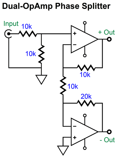 Unity-Gain Phase Splitters